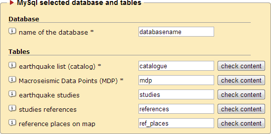 MIDOP manual - Database access