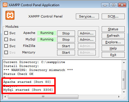 MIDOP manual - Requested software configuration